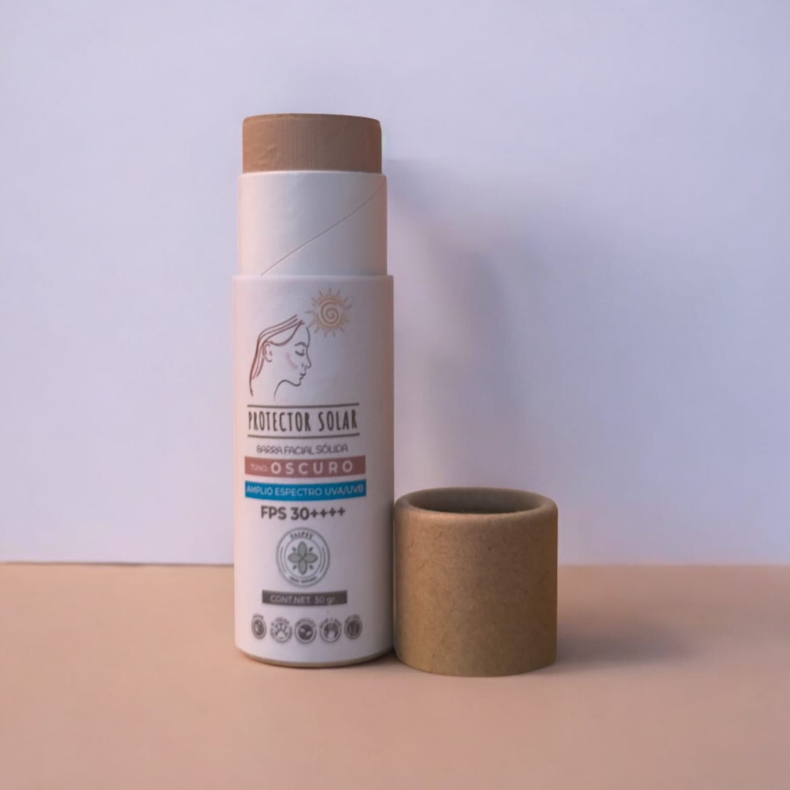 Bloqueador Facial en Barra con Color FPS 50 30 gr – FaipsyGaia